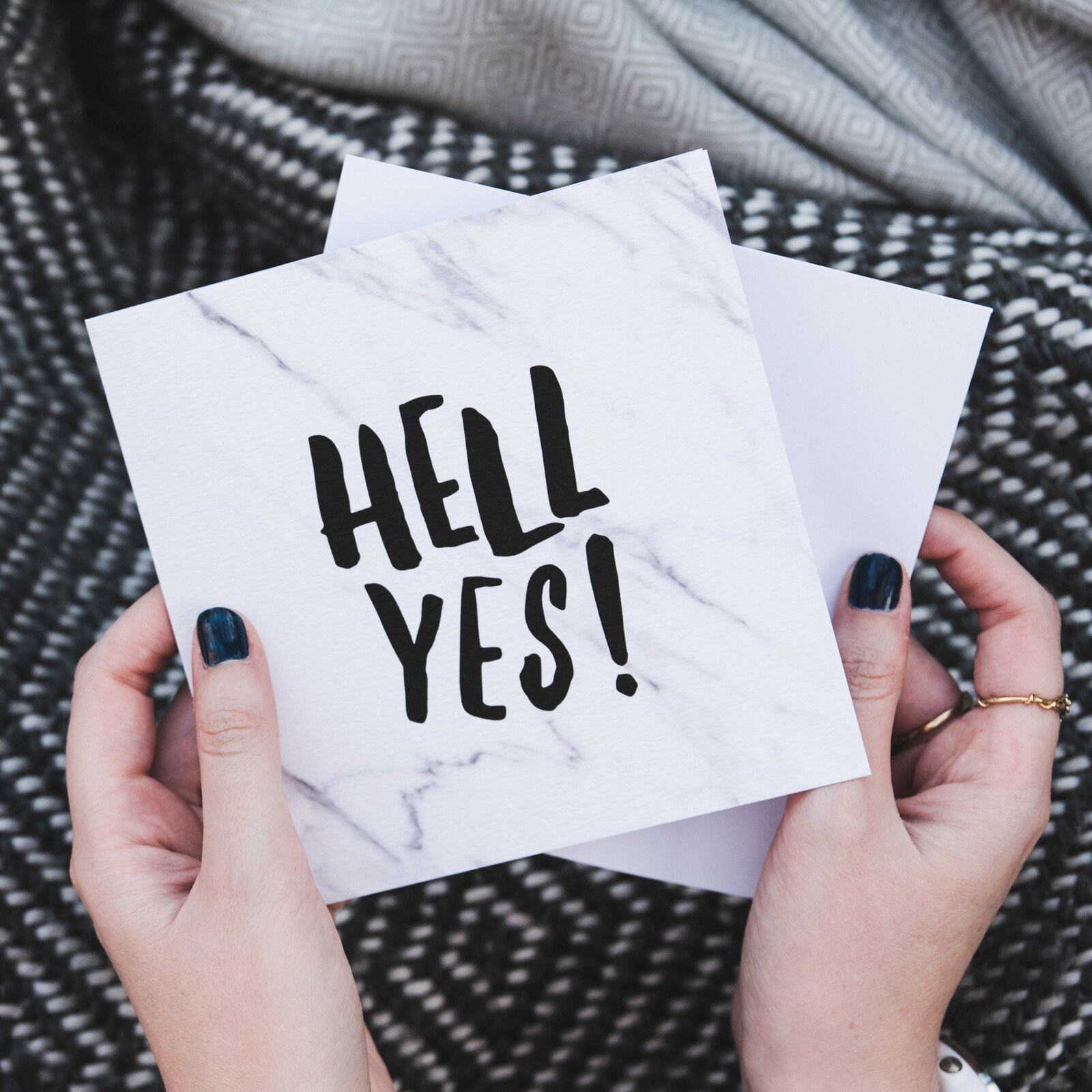 Hell Yes Congratulations Card Engagement Card Funny - Etsy