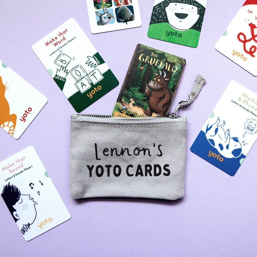 Personalised Yoto Cards Pouch - Custom Yoto Card Storage - Etsy