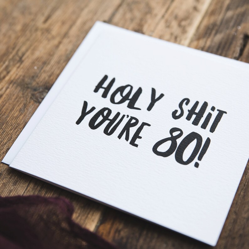 Funny 80th Birthday Card 80th Birthday Card Milestone Etsy funny-80th-birthday-card-80th-birthday-card-milestone-etsy