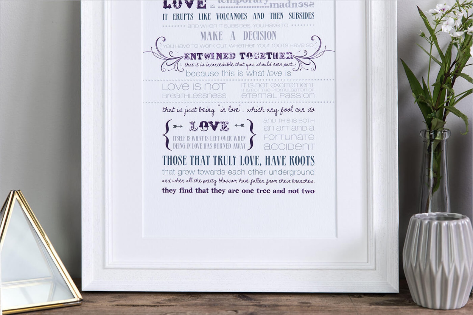 Love is A Temporary Madness Quote Print Captain | Etsy