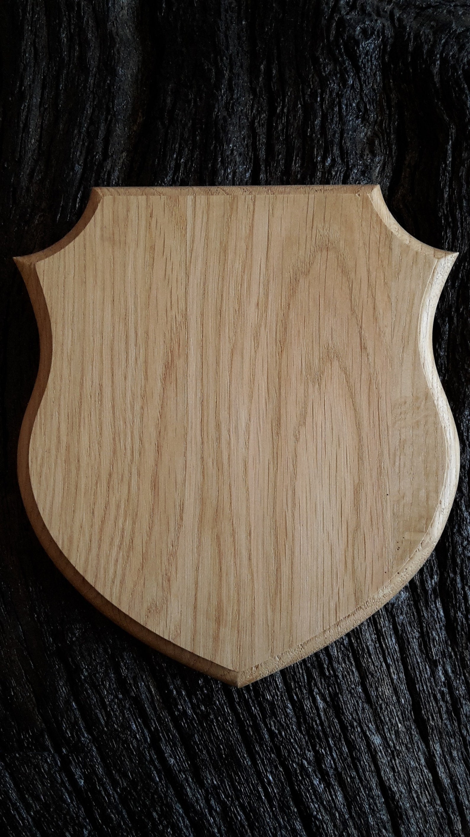 Trophy Mounting Plaque Taxidermy Wooden Shield Base Oak 20 - Etsy