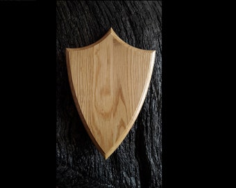 Wood Shield Plaque | Etsy