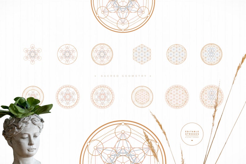 Sacred Geometry Graphic Art / Vector Artwork / Commercial | Etsy