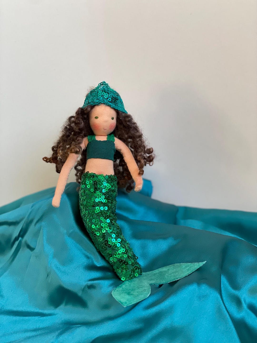Mermaid Nixe Flexible Doll Waldorf Art Artist Doll to Order - Etsy UK