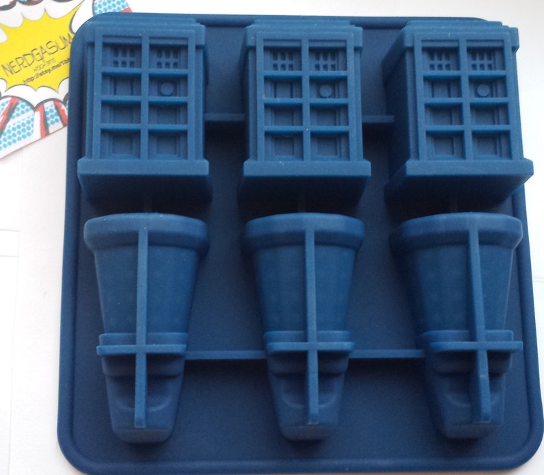 Doctor Who Tardis and Daleks Silicone Mold Tray for Candy / | Etsy UK