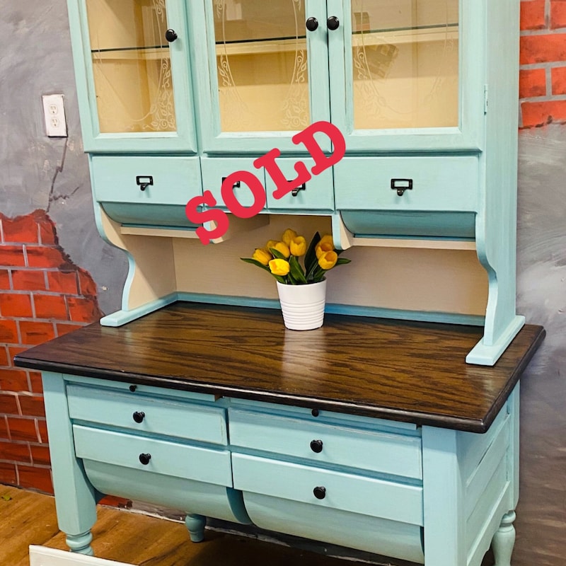 Shabby Chic Hutch - Etsy