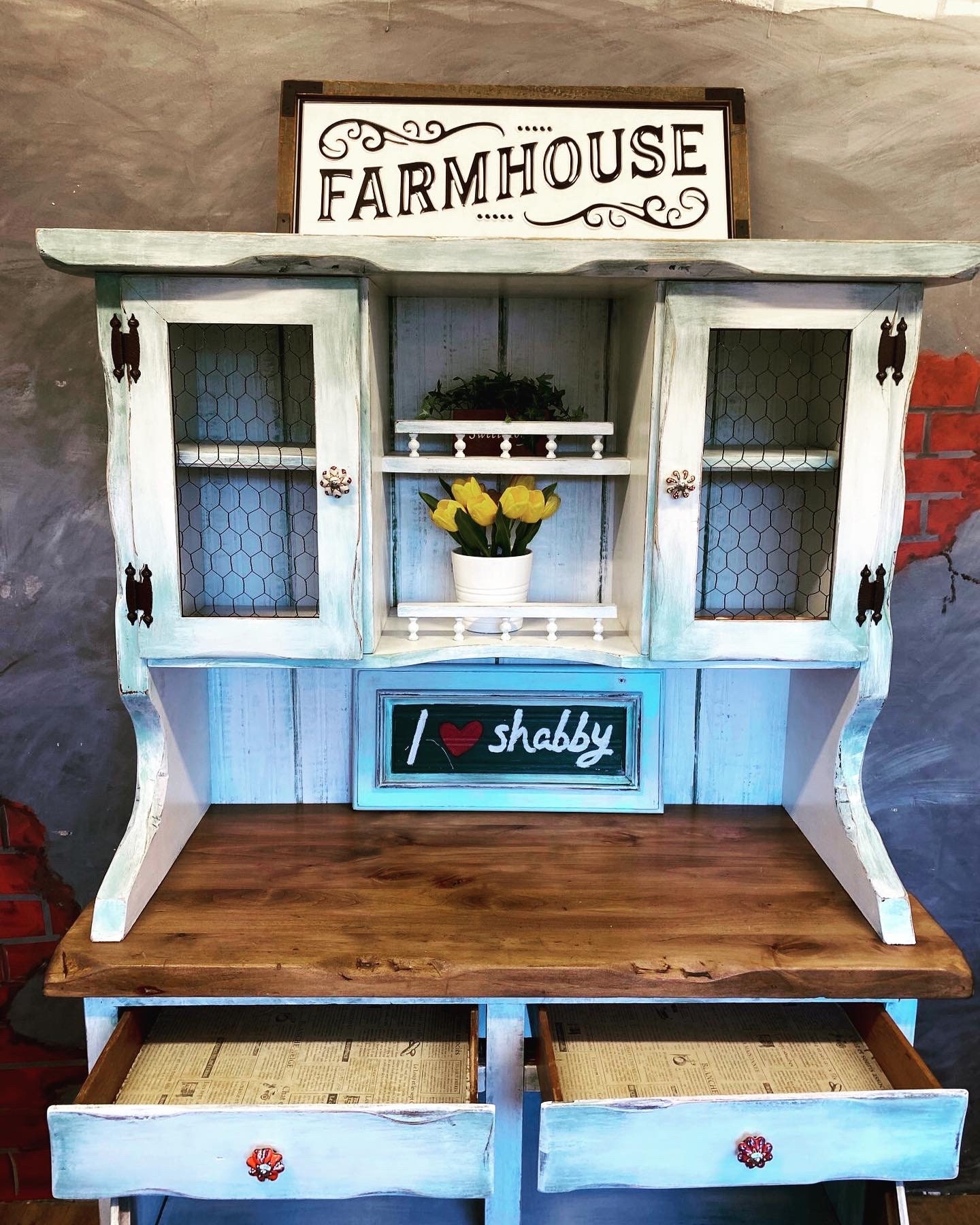 SOLD SOLD SOLD Rustic Farmhouse Hutch - Etsy