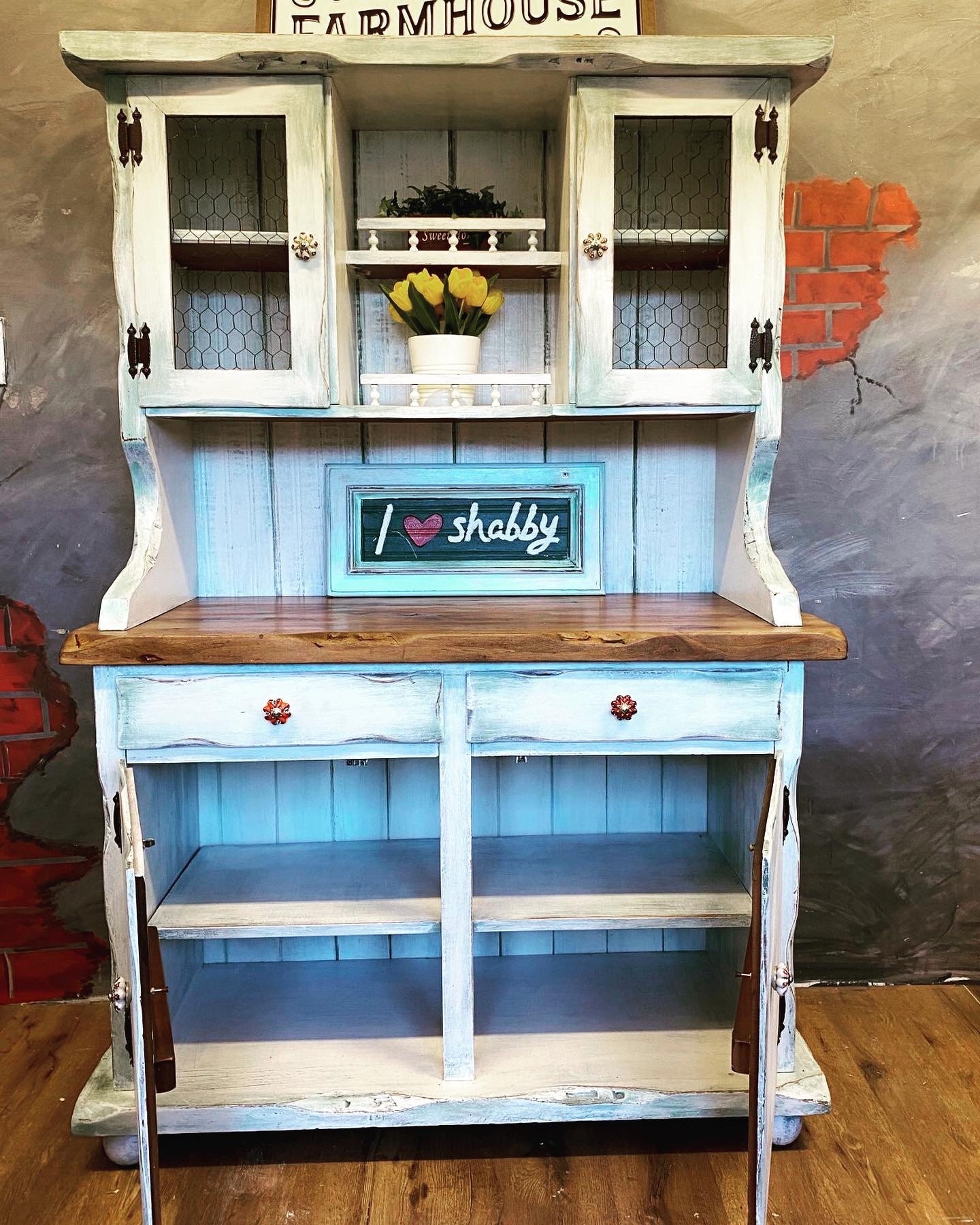 SOLD SOLD SOLD Rustic Farmhouse Hutch - Etsy