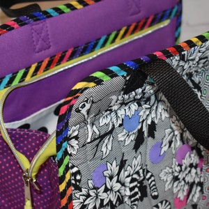 Tula Pink Makers Tote Tula Pink Linework Tote Supply Tote Crafter's ...