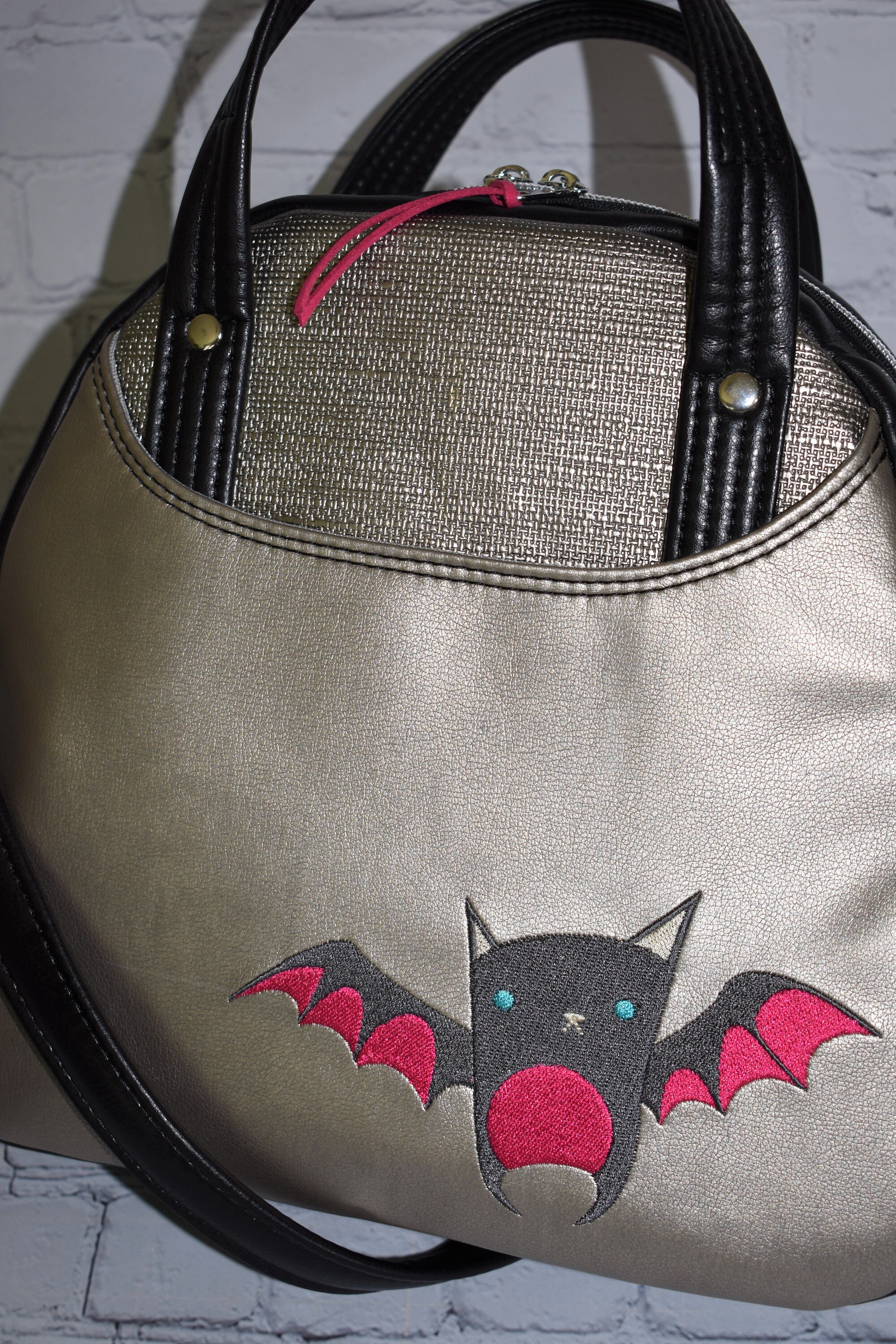 Gothic Purse Gothic Bucket Bag Gothic Faux Leather Purse - Etsy