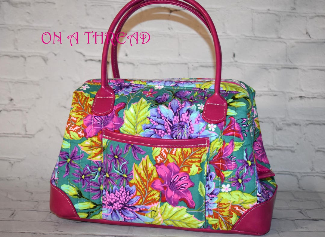 Tula Pink Quilted Bag | Tula Pink Purse| Tula Pink Dr's Bag | - Etsy