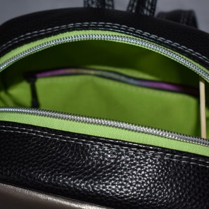 Tula Pink Backpack | Tula Pink Embroidered Backpack | Black Faux ...