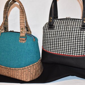 Harris Tweed Wool and Cork Purse | Lola Swoon Purse | Harris Tweed Wool ...