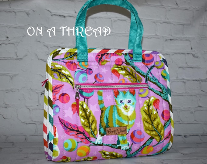Tula Pink Creative Makers Quilted Tote | Tula Pink Tabby Road Quilted ...