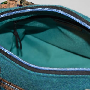 Harris Tweed Wool and Cork Purse | Lola Swoon Purse | Harris Tweed Wool ...