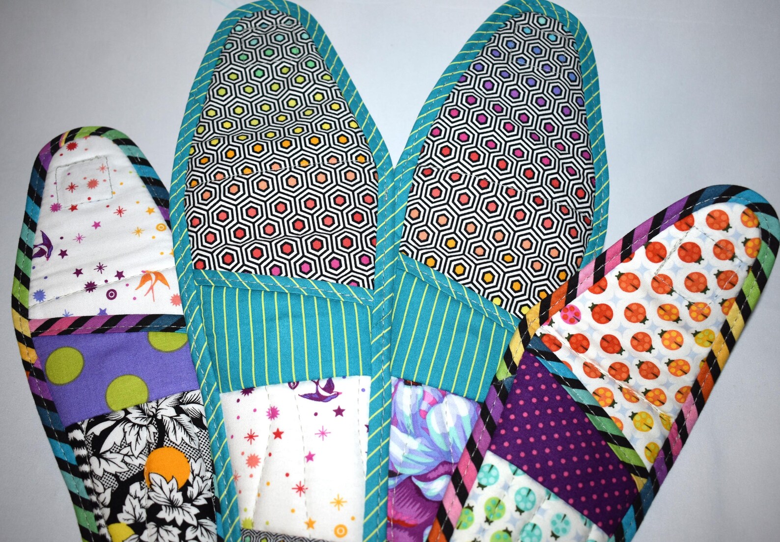 Tula Pink Fabric Scissors Case | Quilted Storage, Magnetic Flap - Etsy