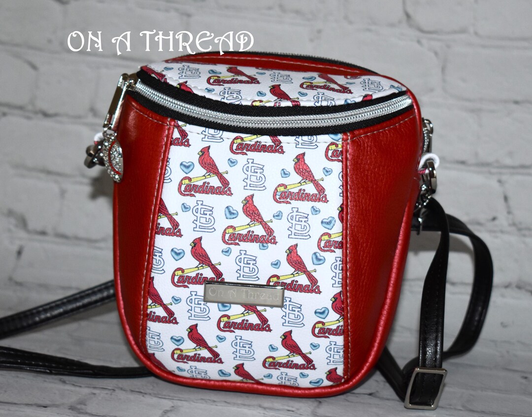 Stl Louis Cardinal Crossbody Bucket Purse | Stl Louis Cardinal Purse ...