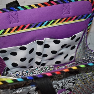 Tula Pink Makers Tote Tula Pink Linework Tote Supply Tote Crafter's ...