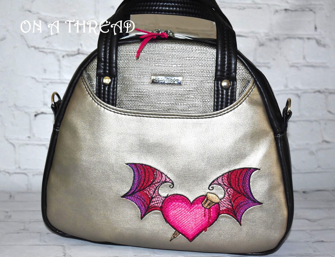 Gothic Purse | Gothic Bucket Bag | Gothic Faux Leather Purse | Faux ...