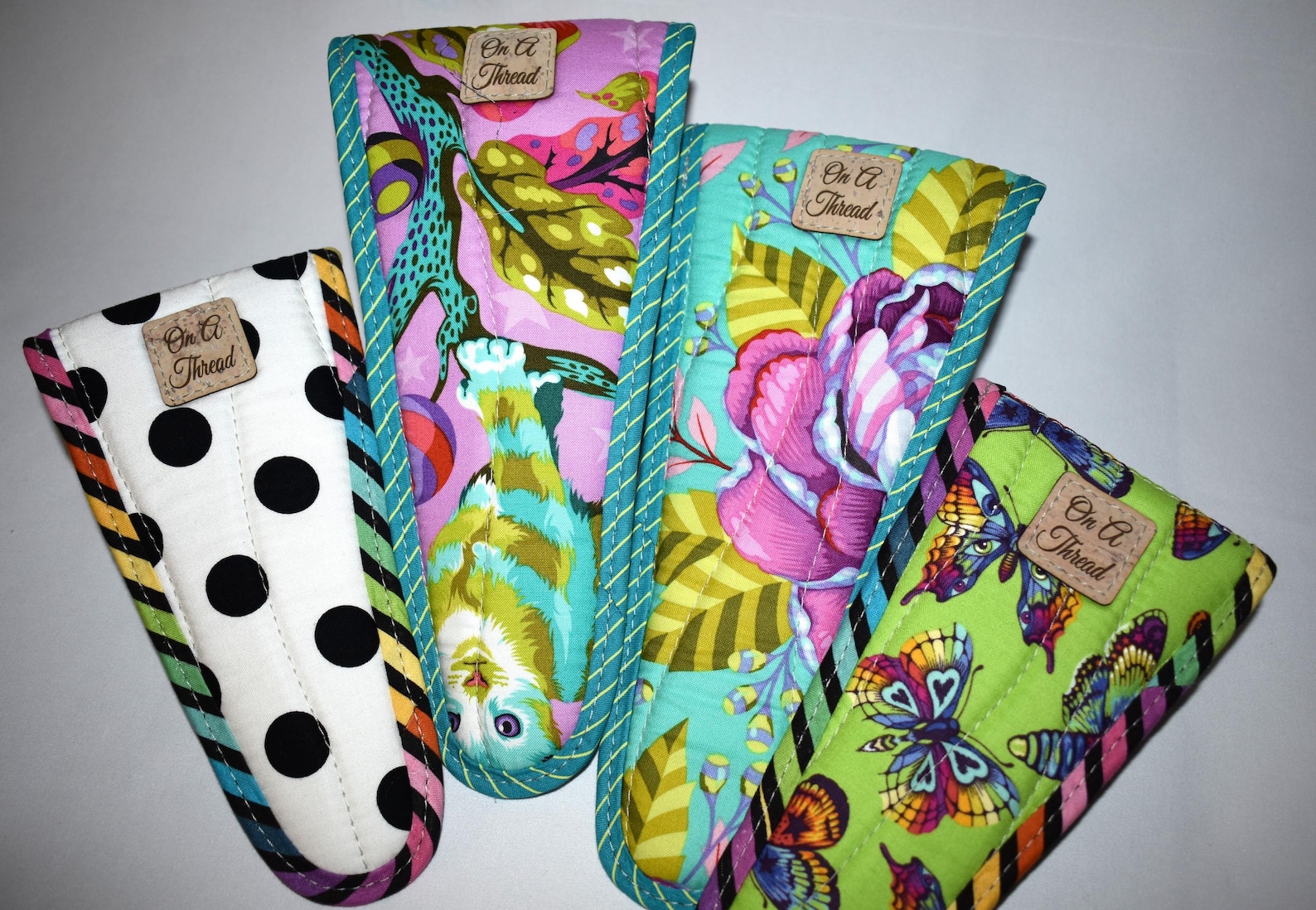 Tula Pink Fabric Scissors Case | Quilted Storage, Magnetic Flap - Etsy