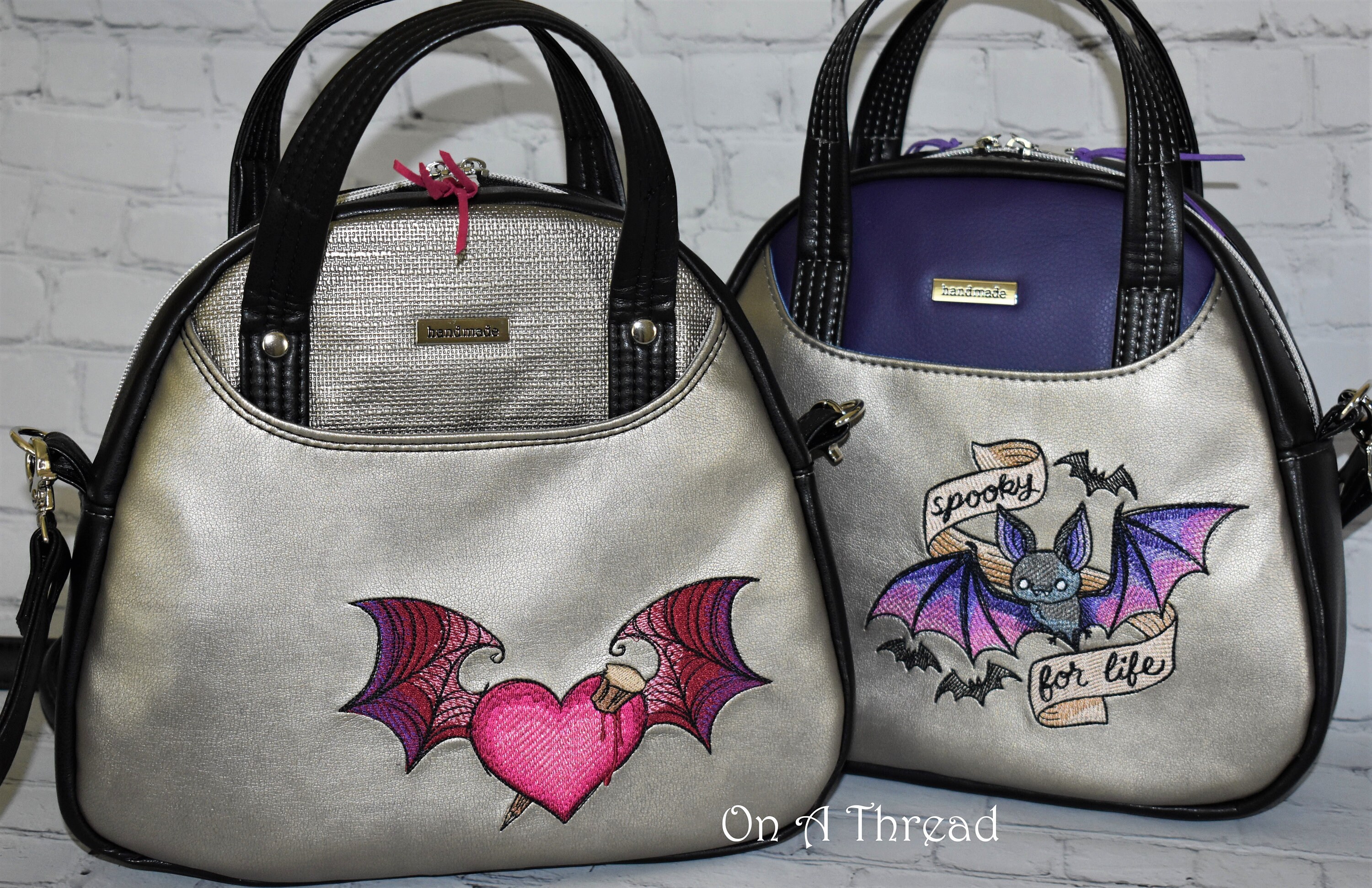 Gothic Purse Gothic Bucket Bag Gothic Faux Leather Purse - Etsy