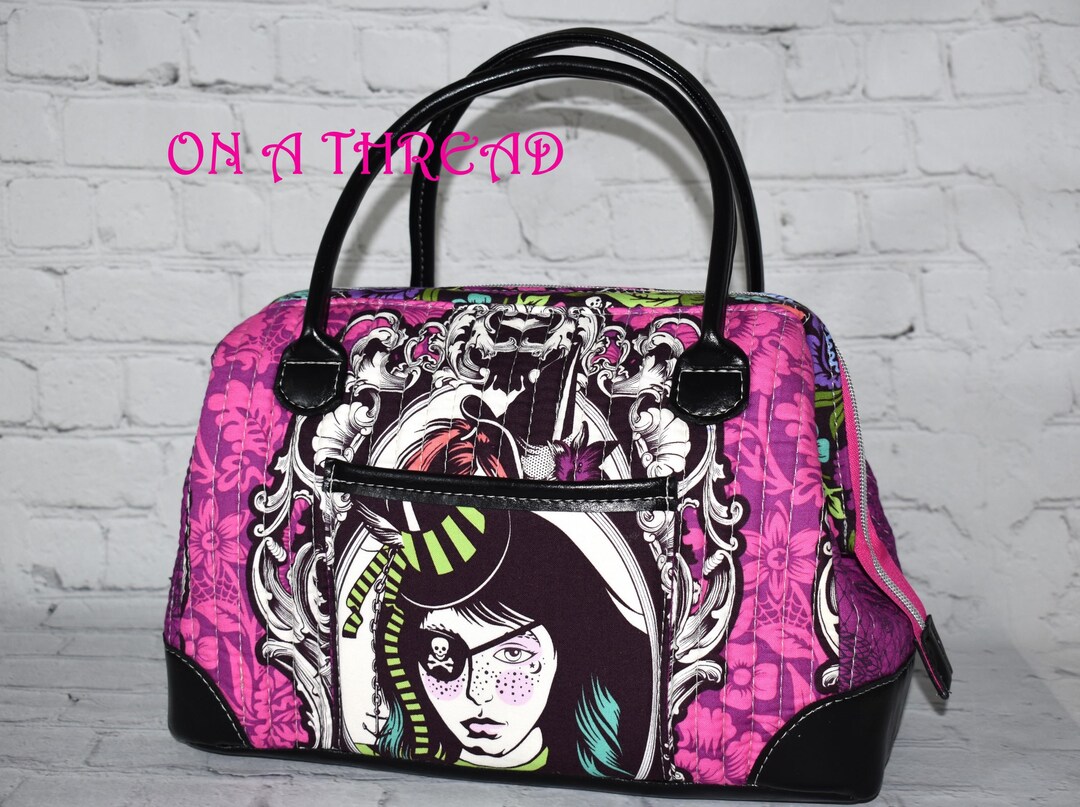Tula Pink Deja Vu Bag | Tula Pink Purse| Tula Pink Dr's Bag | Tula Pink ...