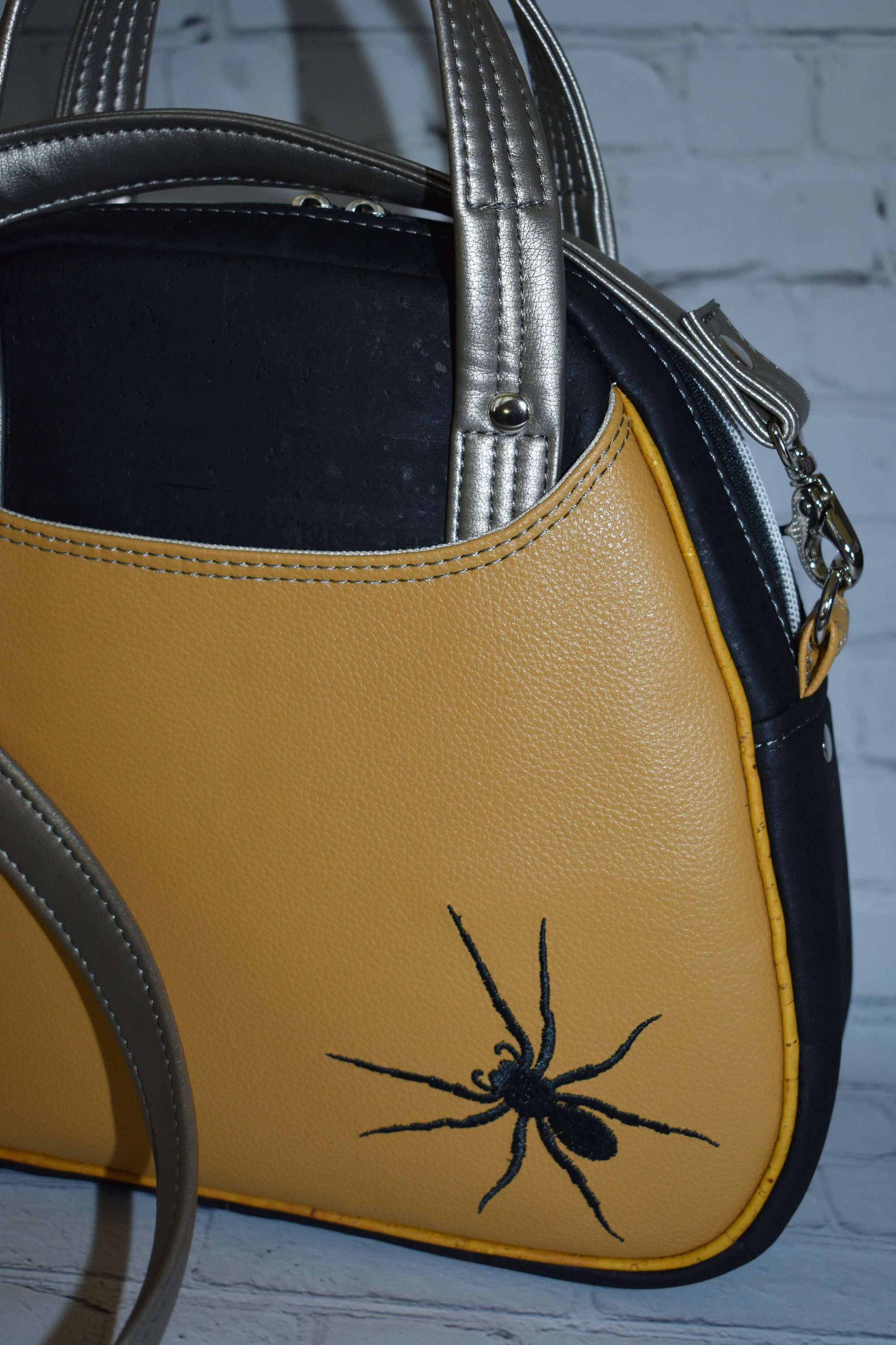 Gothic Purse Gothic Bucket Bag Gothic Faux Leather Purse - Etsy