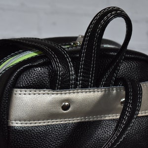 Tula Pink Backpack | Tula Pink Embroidered Backpack | Black Faux ...