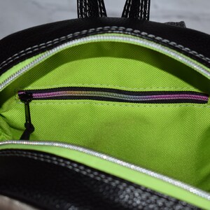 Tula Pink Backpack | Tula Pink Embroidered Backpack | Black Faux ...