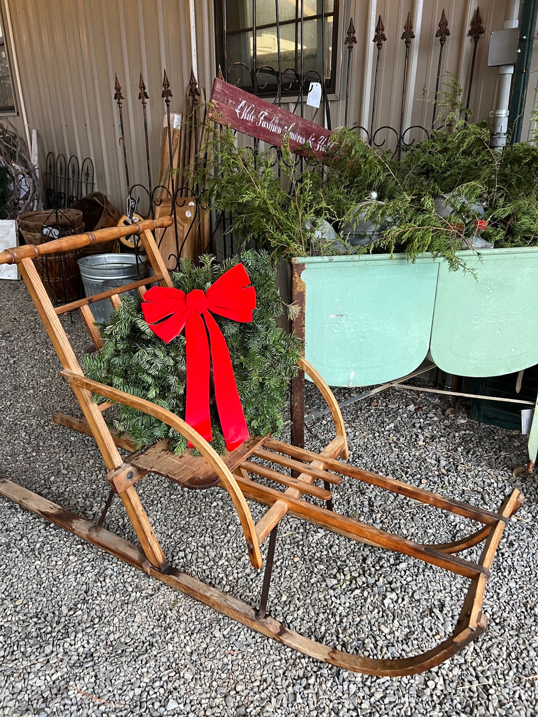 Antique Scandinavian/swedish Kicker Sled - Etsy