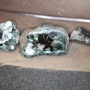 7g 3 Pc. Isle Royale Greenstone Specimen Rare Chlorastrolite Semi ...