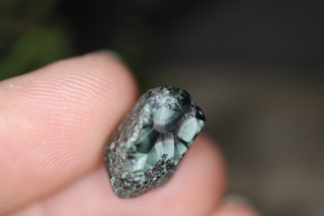 Isle Royale Greenstone BEAD Specimen Rare Chlorastrolite Tumbler ...