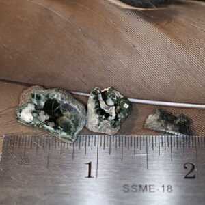 7g 3 Pc. Isle Royale Greenstone Specimen Rare Chlorastrolite Semi ...