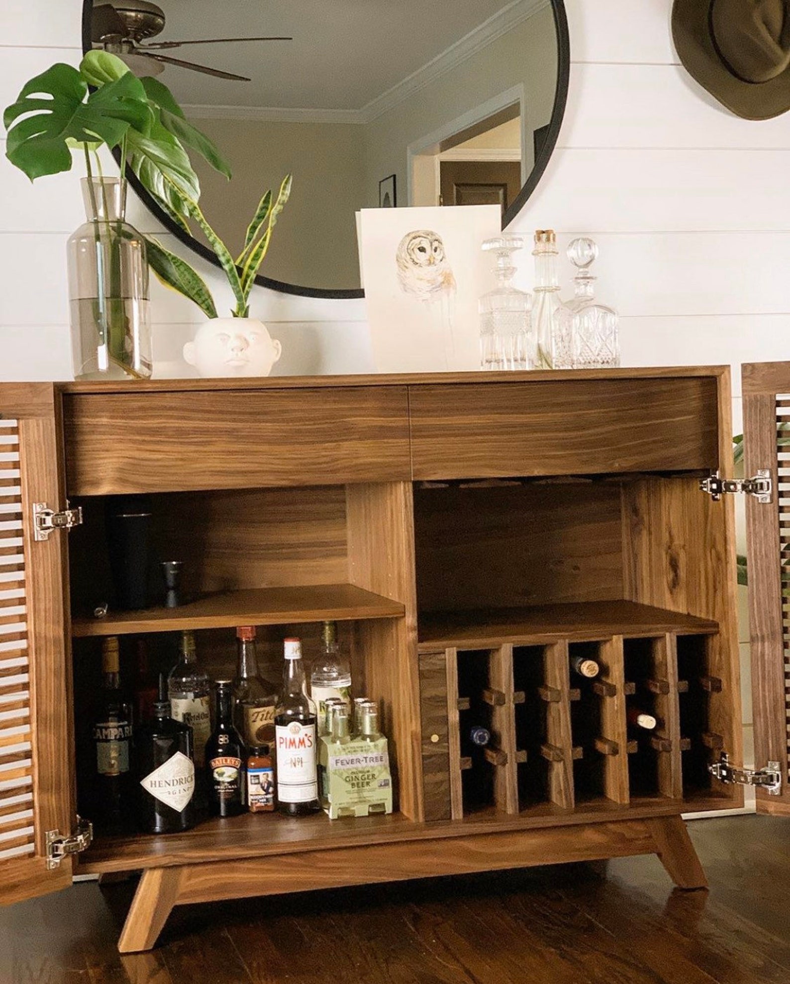 Bar Cabinet Liquor Cabinet Wine Cabinet Wine Storage Wine - Etsy