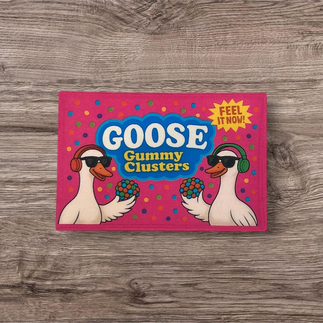 Goose Gummy Clusters Candy Bag Sunglasses Headphones Feel It Now! Vinyl ...