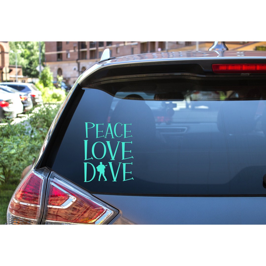 Peace Love Dave Vinyl Decal Sticker Car Window Laptop Tumbler Cup ...