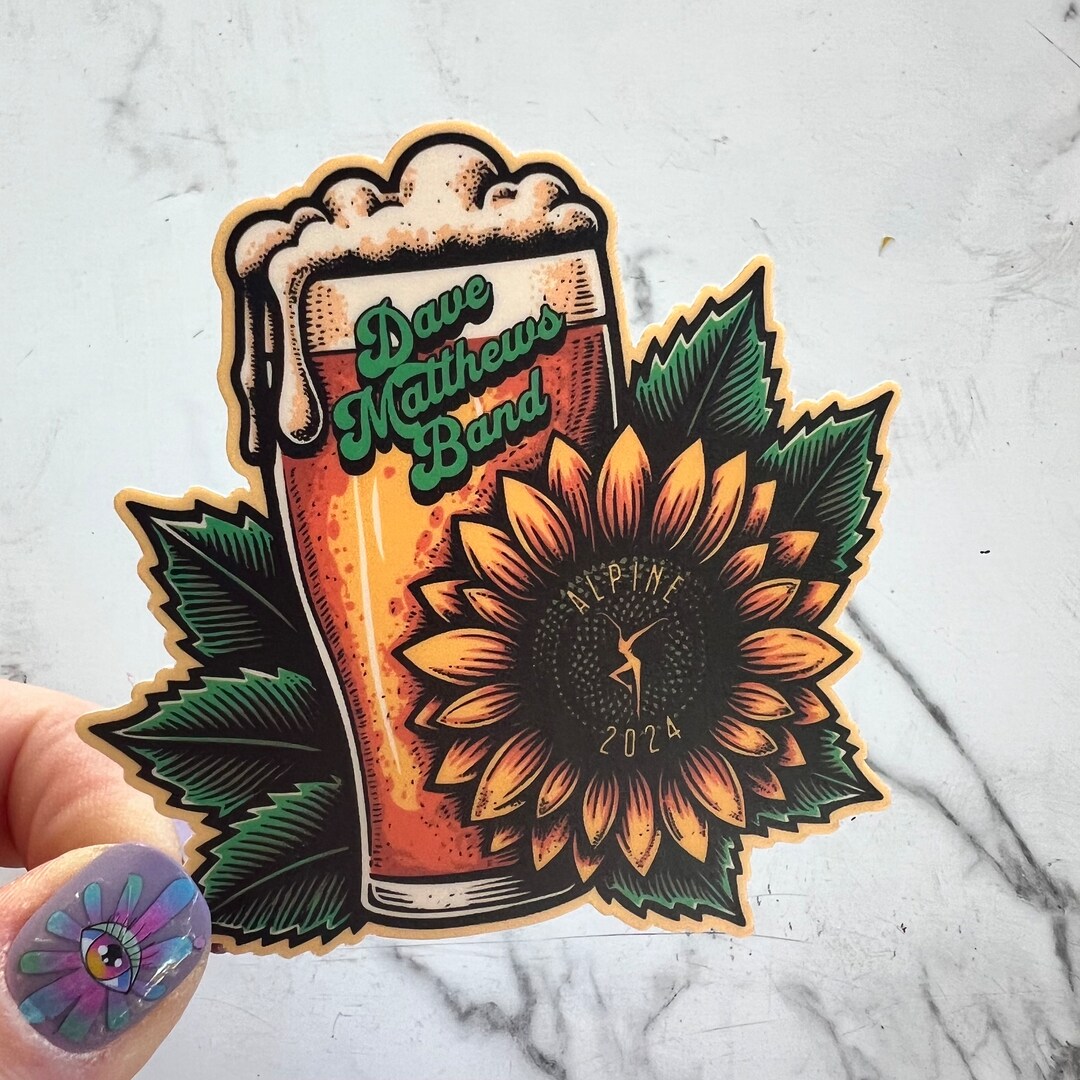 Alpine Yellow Sunflower Beer 2024 Sticker Slap 3 X 3 Matte Finish - Etsy