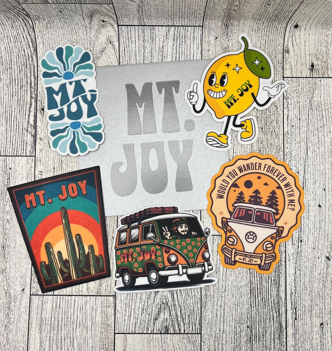 Mt. Joy 5 Vinyl Stickers Slaps Astrovan Lemon Tree Orange Blood Desert ...