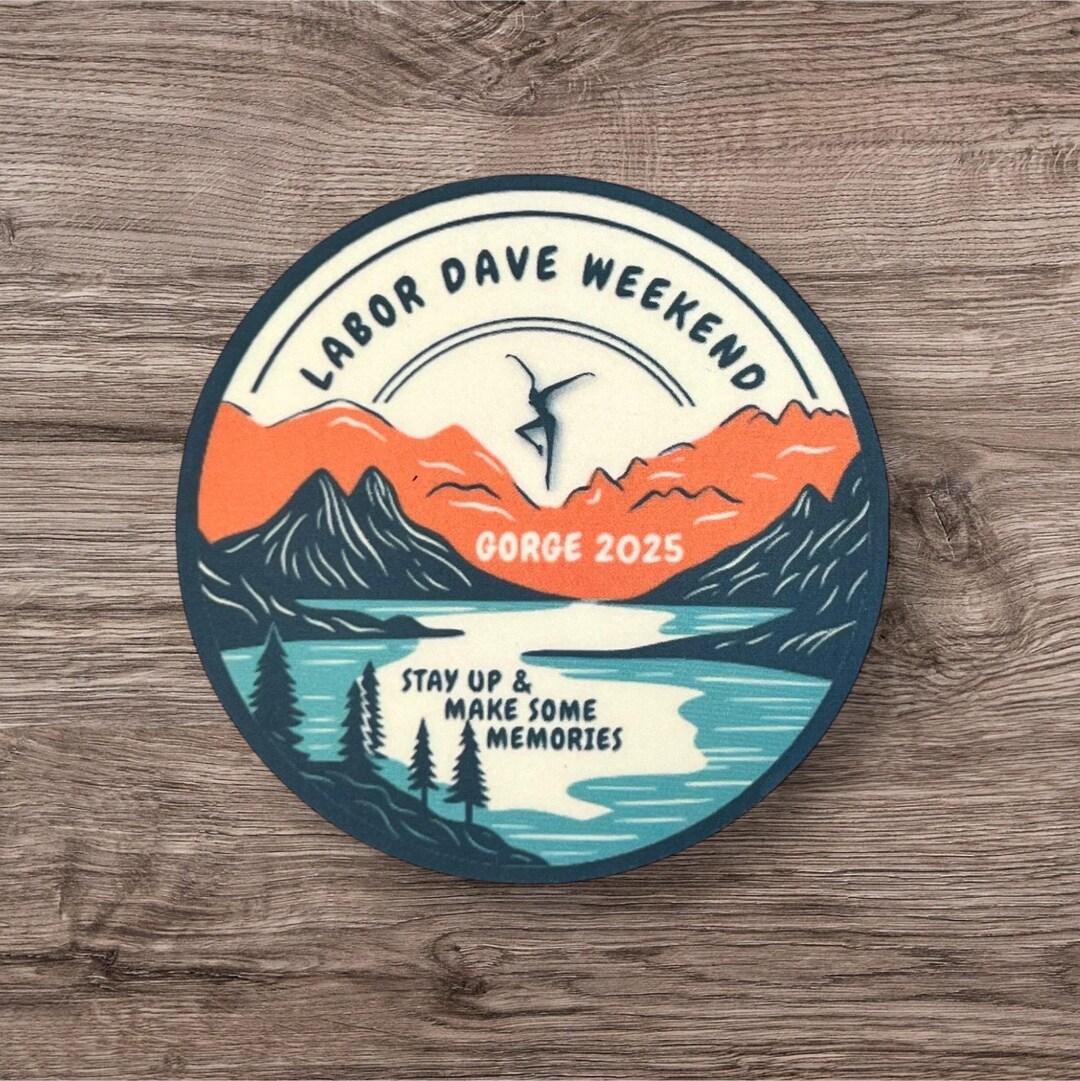 Labor Dave Weekend the Gorge 2025 Beige Orange Blue Teal Mountains ...