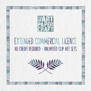 No Credit Required Extended Commercial Licence for Three Clip Art Sets ...