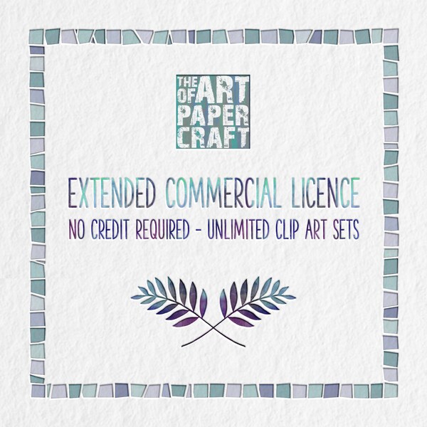 No Credit Required Extended Commercial Licence for Three Clip Art Sets ...