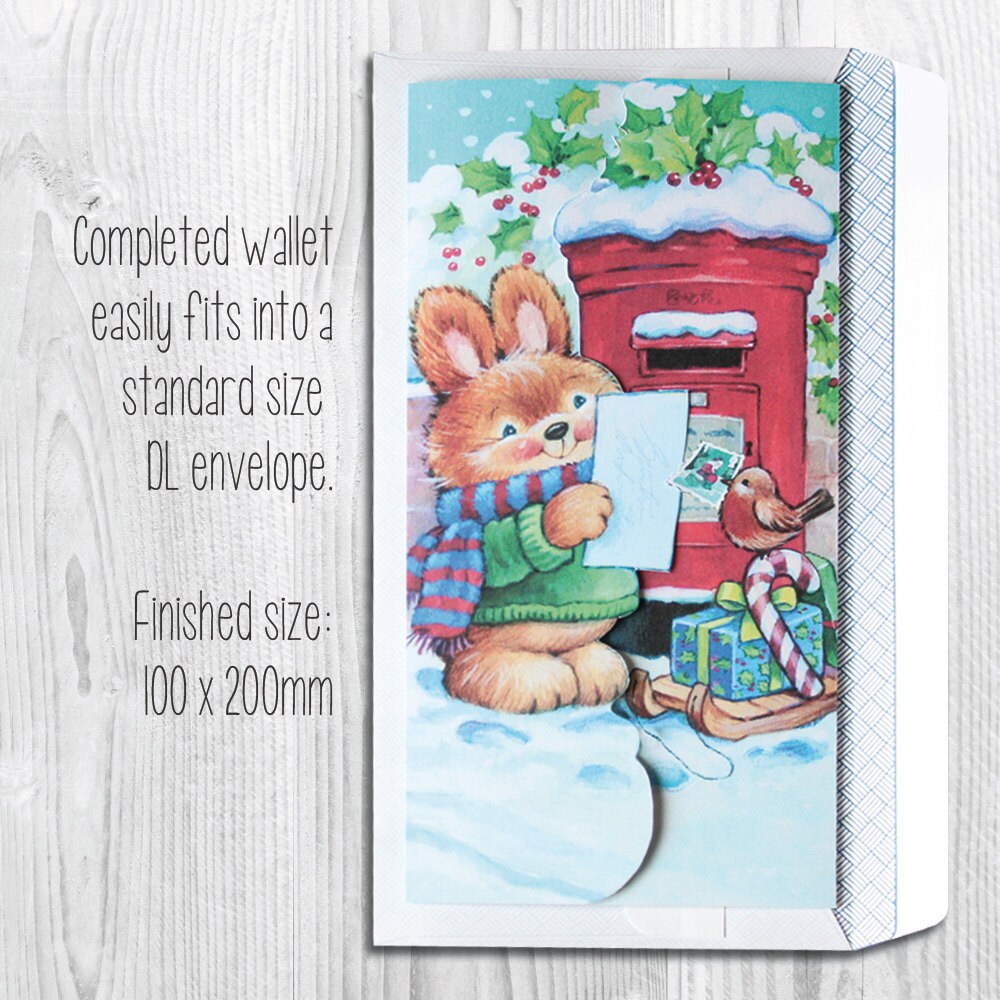 Printable Cute Christmas Money Wallet - Etsy