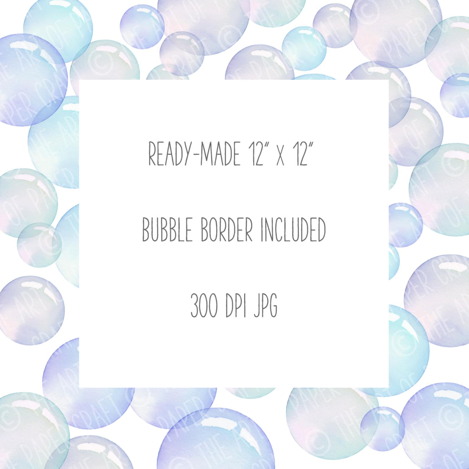 Hand-painted Watercolour Rainbow Bubbles Clip Art PNG Elements - Etsy UK