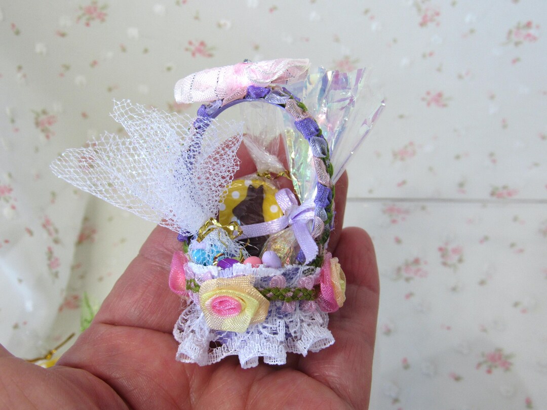 Miniature Easter Candy Filled Baskets. 1:6 Scale Miniature Food, Candy ...