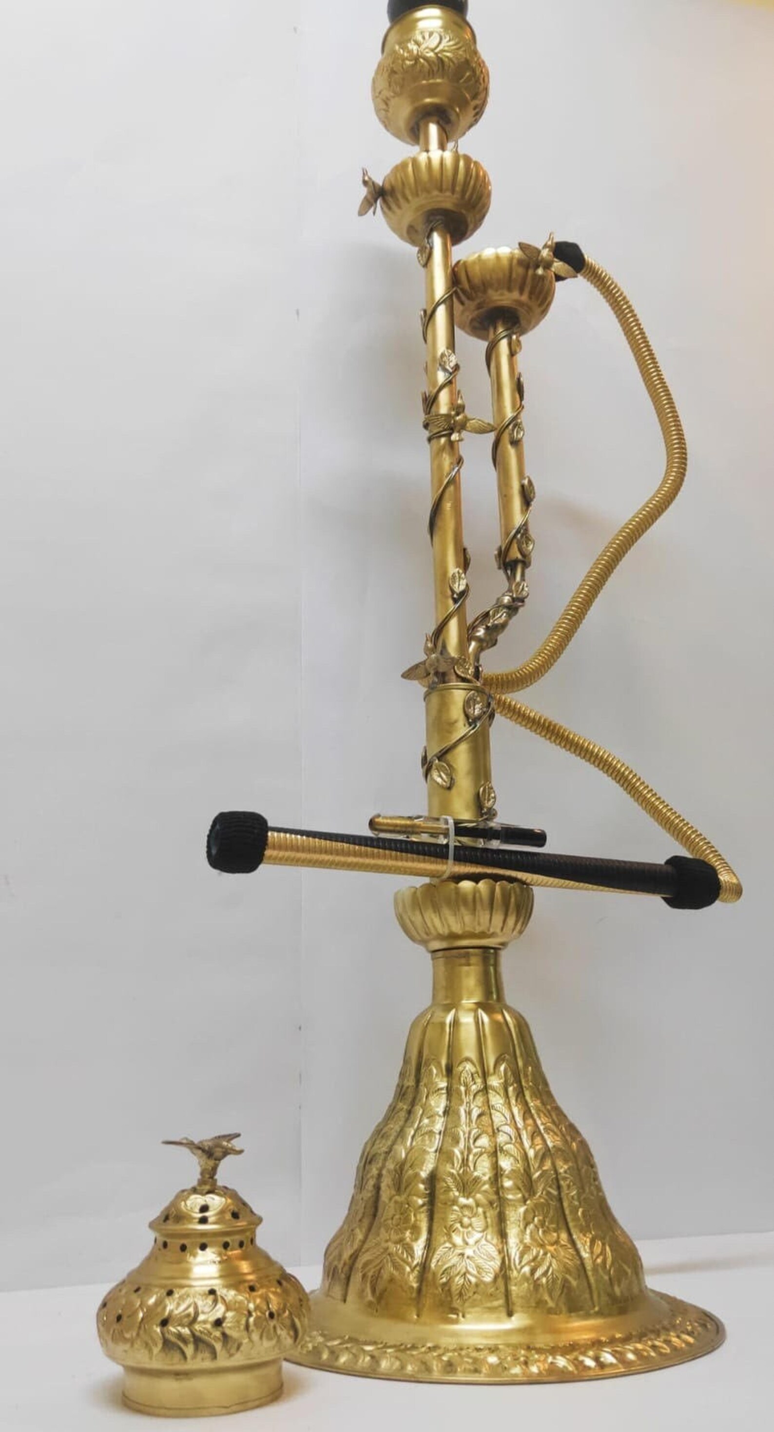 Paradise Luxury Unique Tall Brass Egyptian Hookah - Etsy