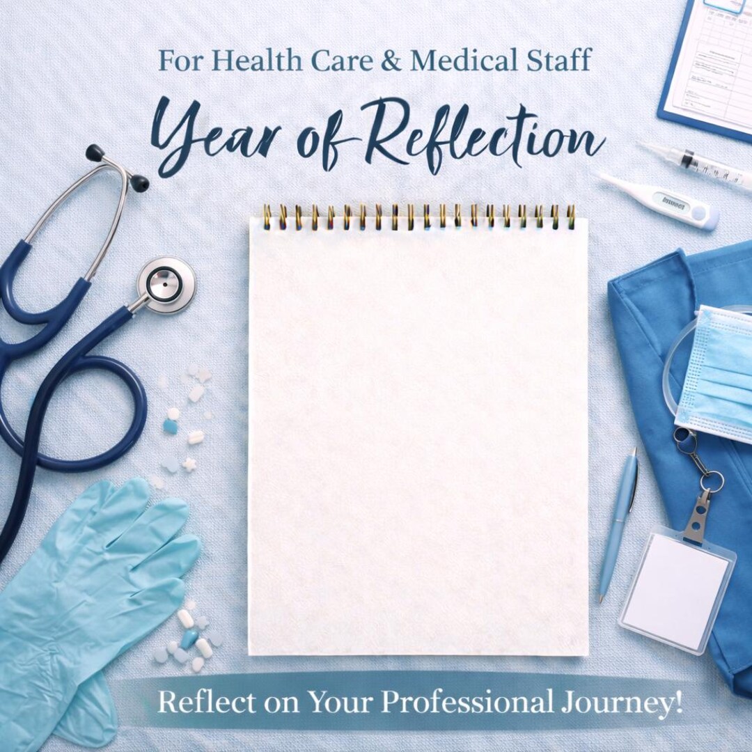 Healthcare Worker Reflection Journal | End of Year Review for Medical ...