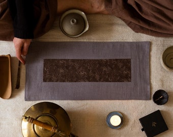 Linen & Cotton Chabu/tea Runner for Tea Ceremonies Size M - Etsy