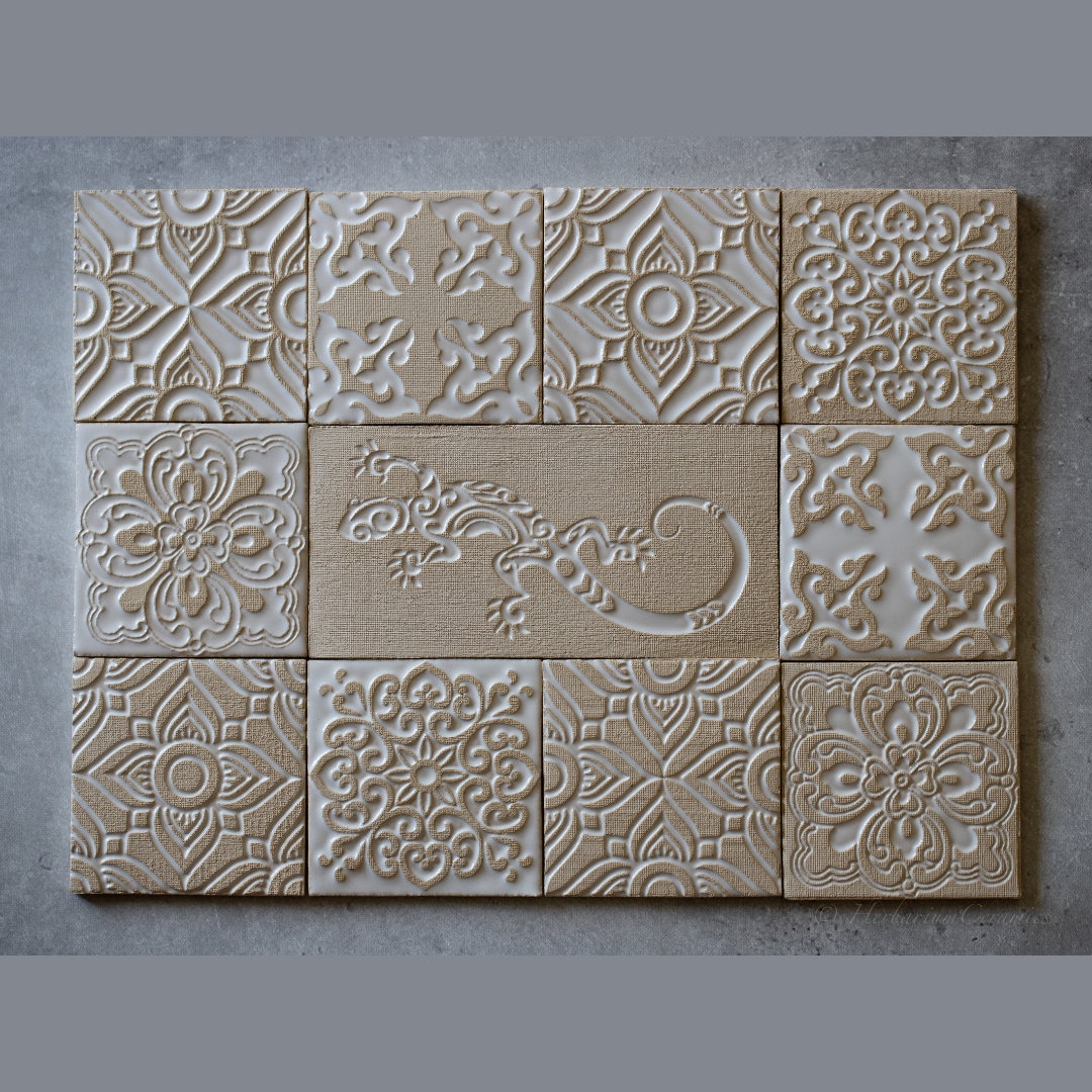 White Handmade Ceramic Tiles for Kitchen/bathroom/shower Backsplash ...