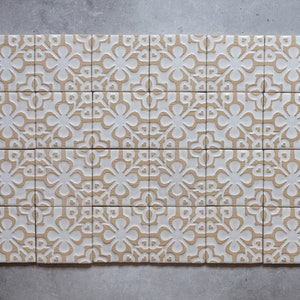 Simple White Handmade Ceramic Tile for Kitchen/bathroom Backsplash ...