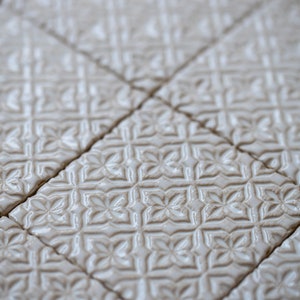 Simple White Handmade Ceramic Tile for Kitchen/bathroom Backsplash ...